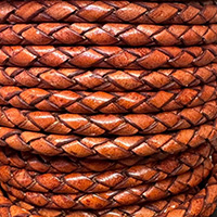 leathercordusa.com: Braided Bolo Cord, 5.0mm, 2 Meter Pack